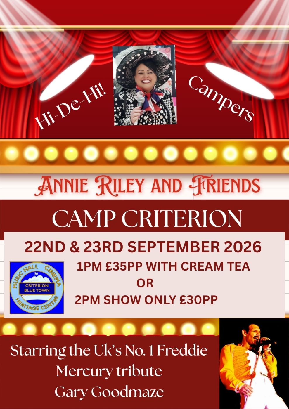Camp Criterion Variety Show with Annie Riley & Friends | Blue Town ...
